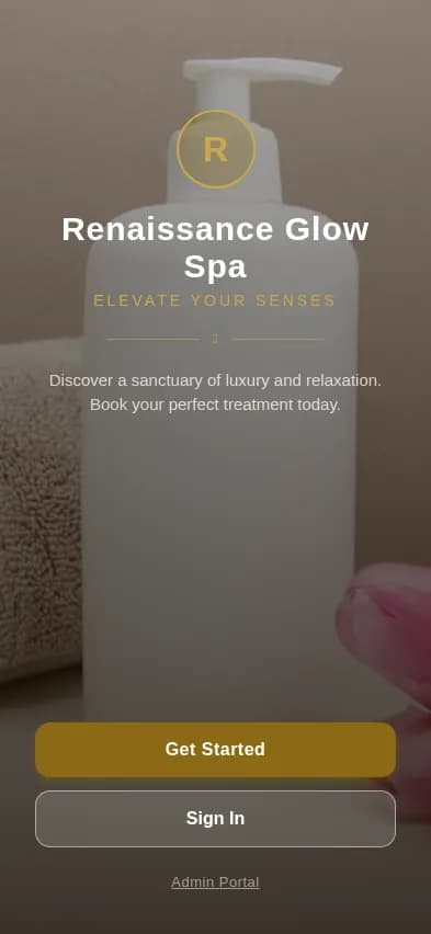 Renaissance Glow Spa App