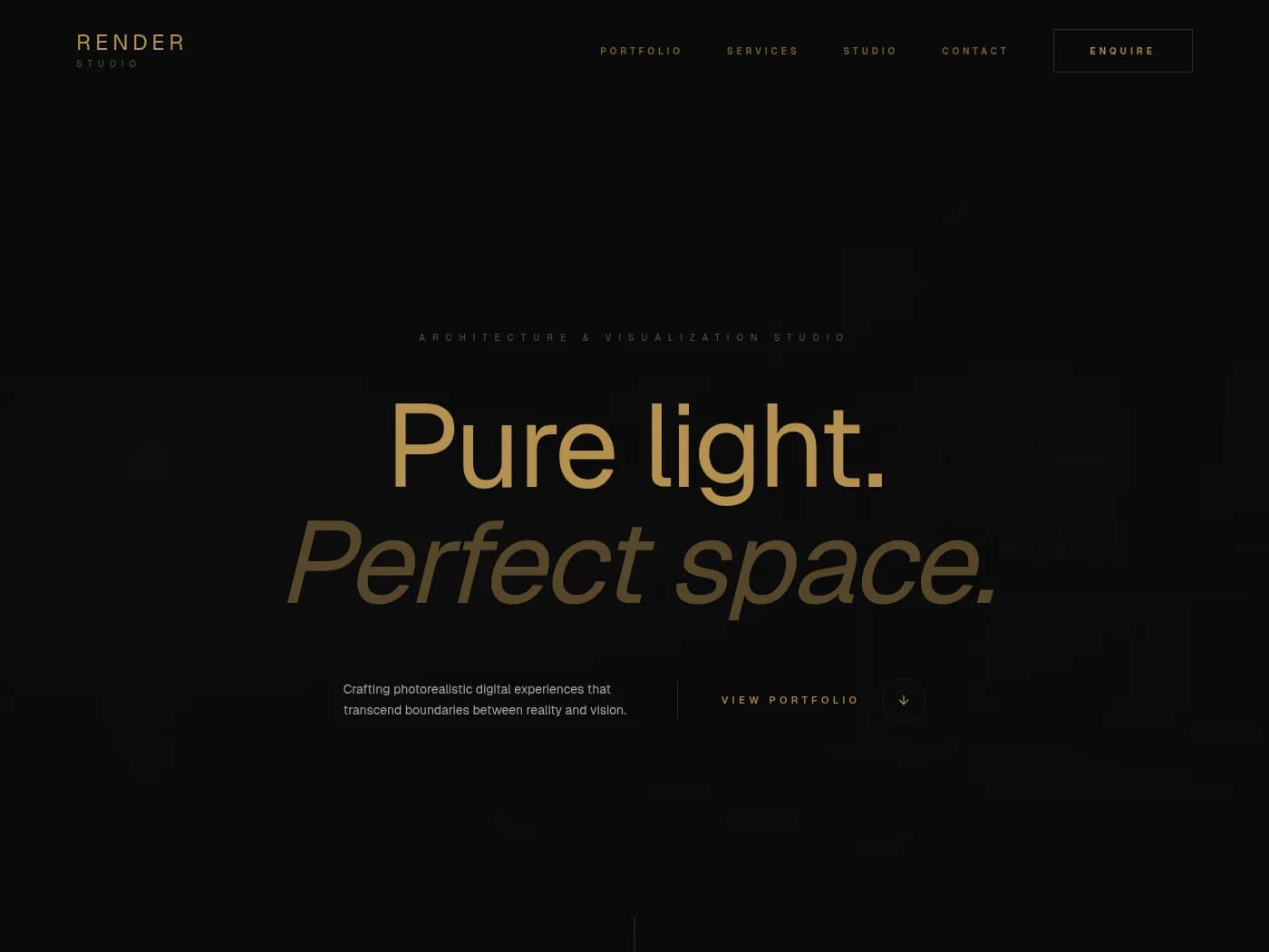 Render Studio Web