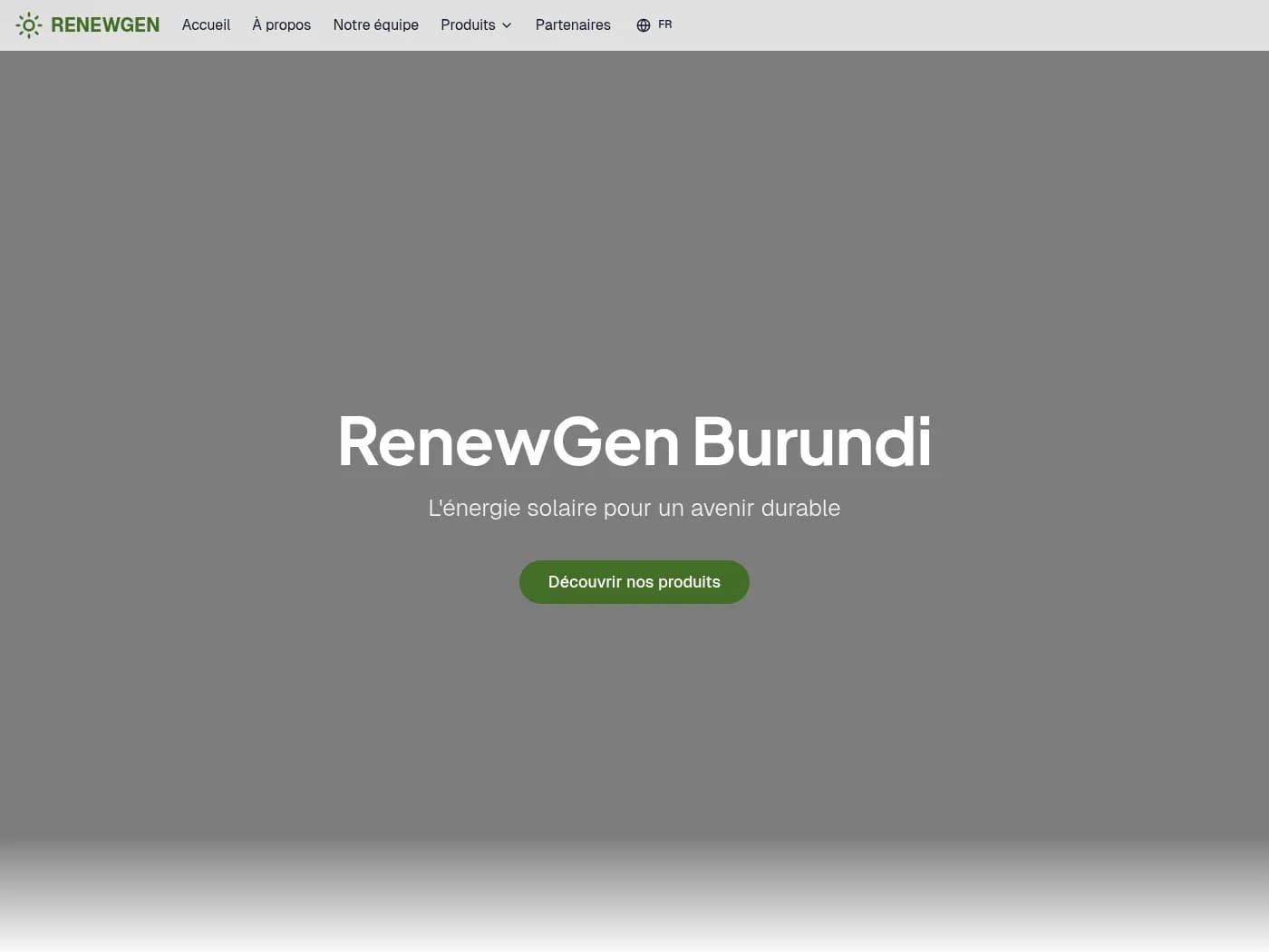 Renewgen Burundi Site