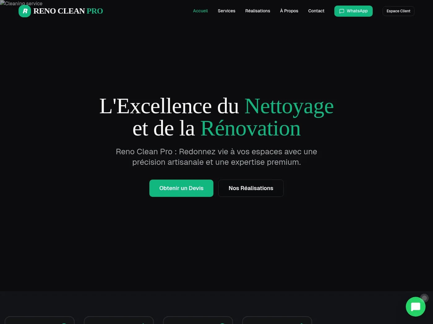 Reno Clean Pro Site