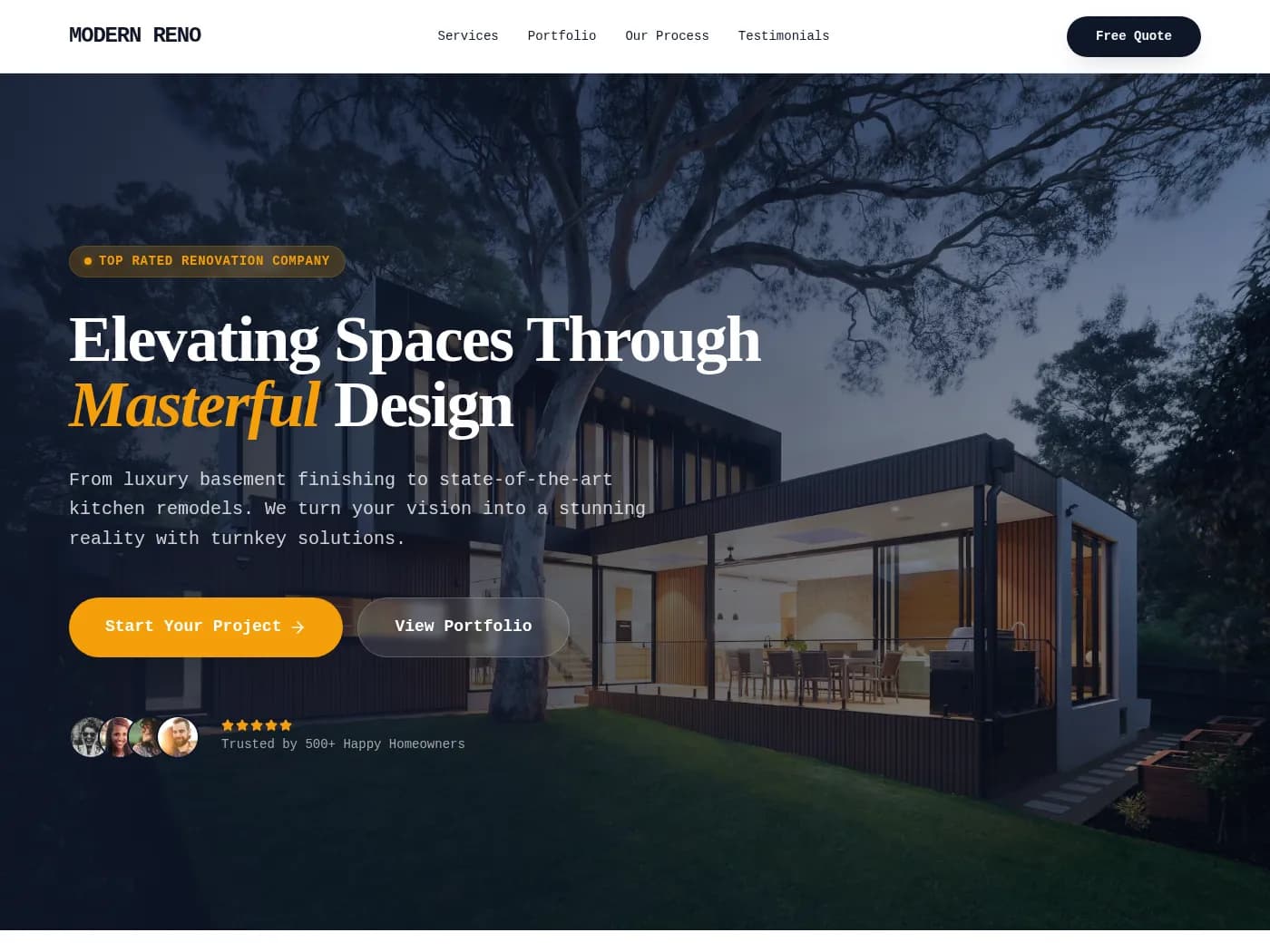 Modern Reno Home Page