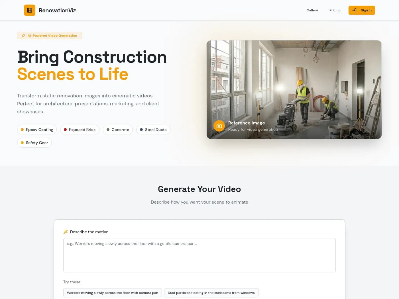 Renovation Scene Visualizer