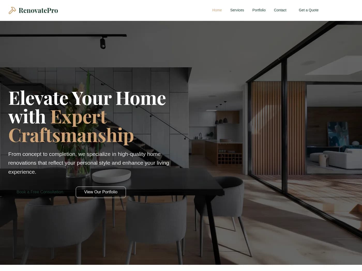 RenovatePro Website