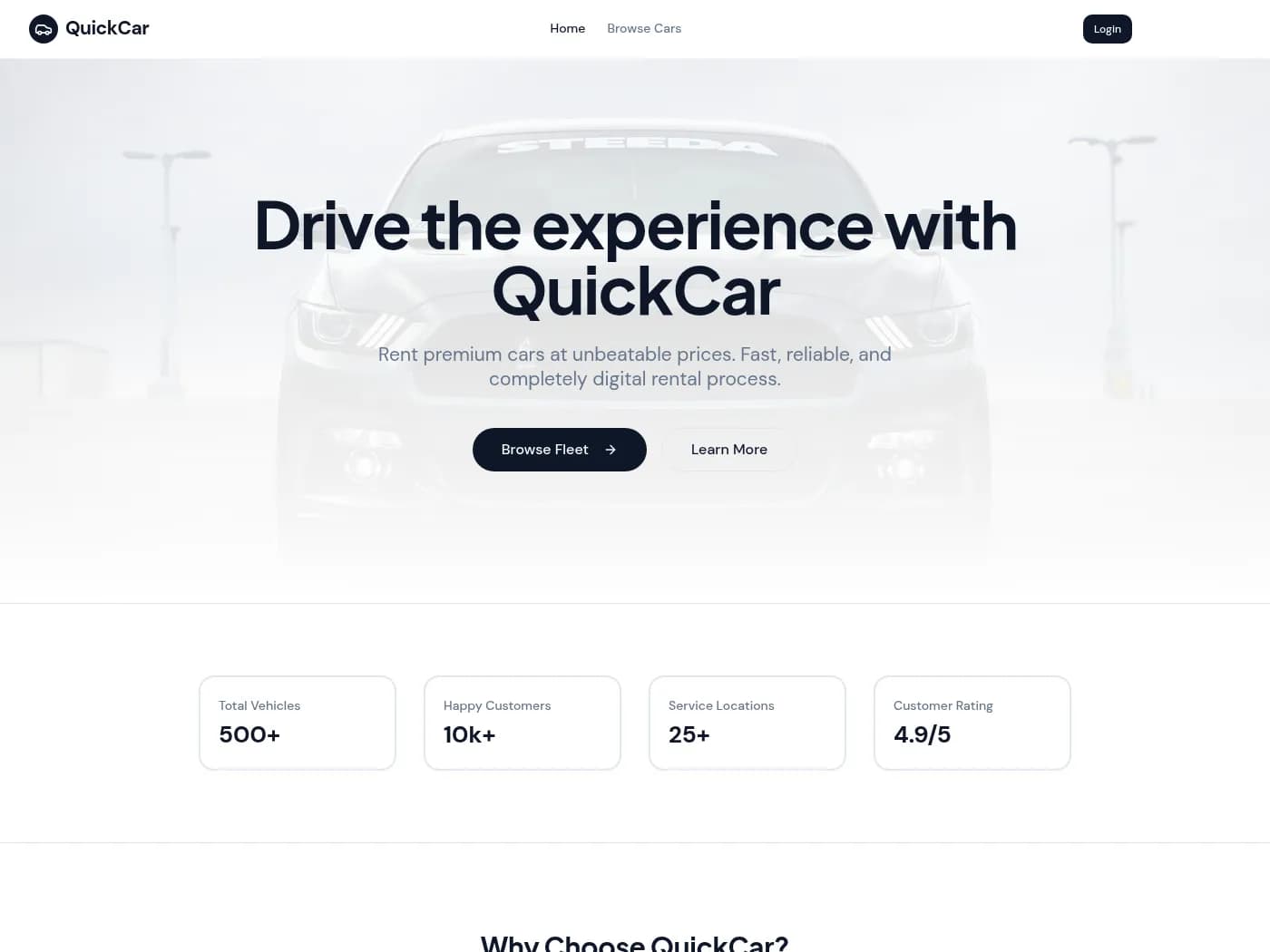 QuickCar Rentals