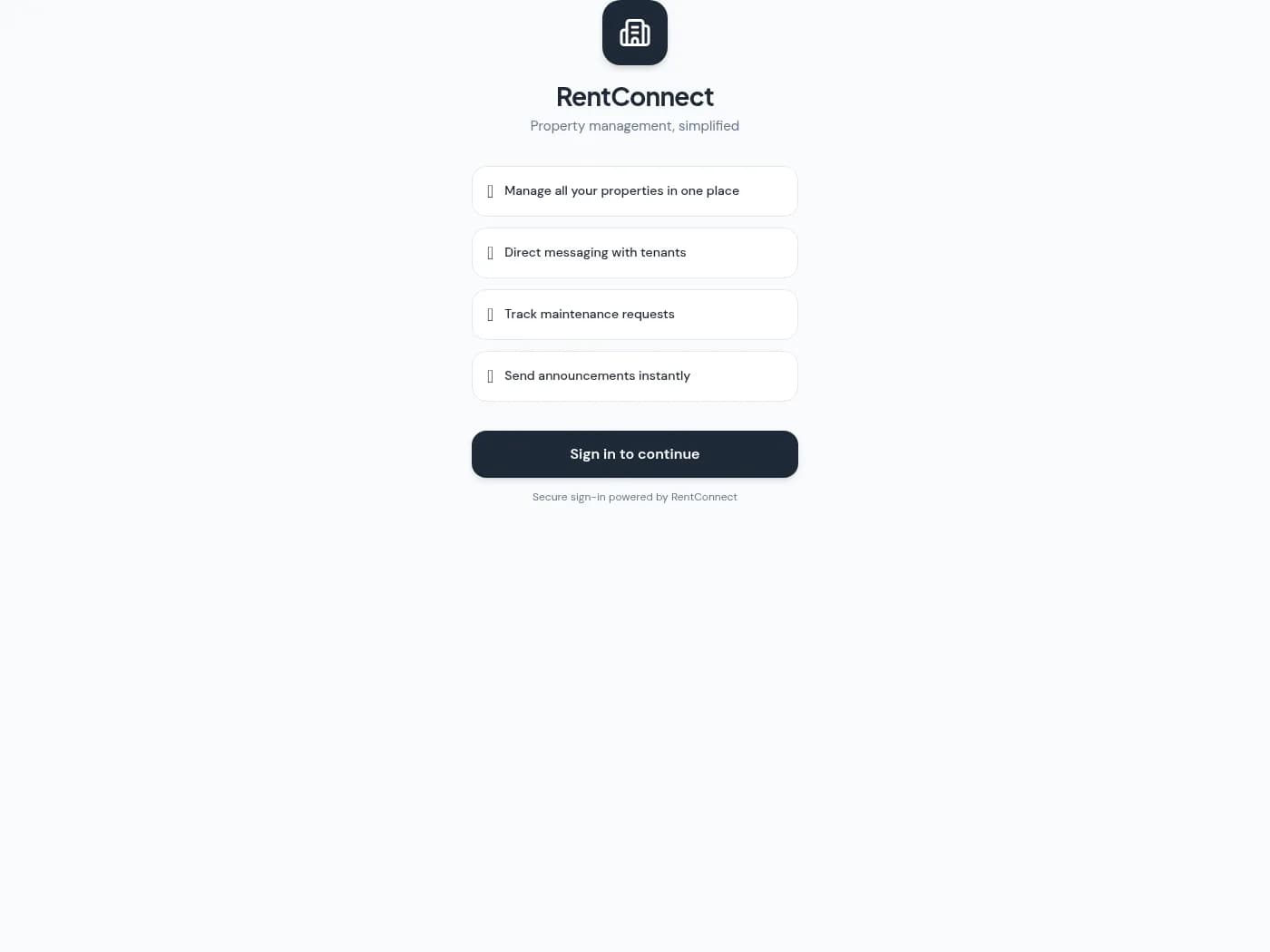 RentConnect App