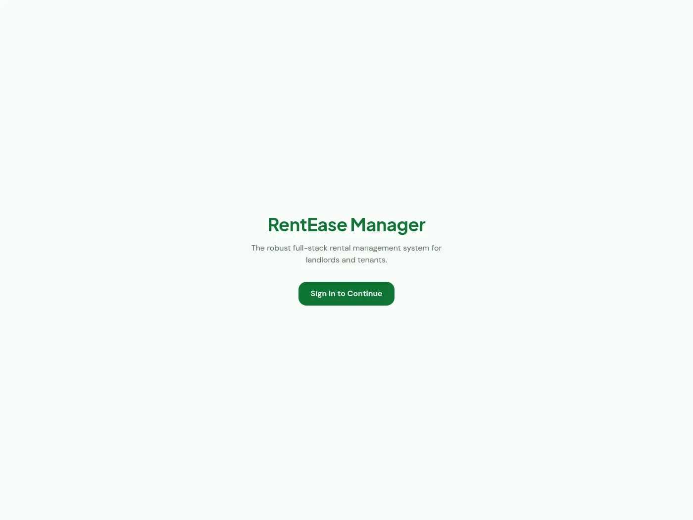 RentEase Manager