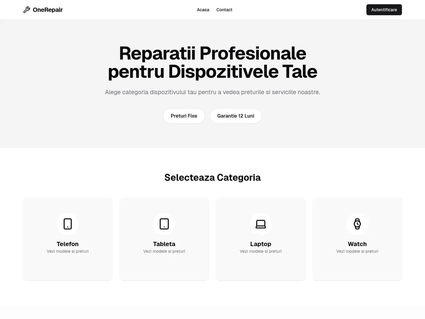 Device Repair Catalog