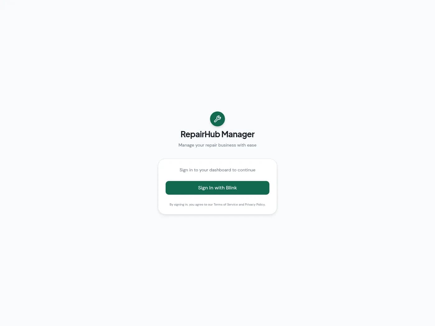 RepairHub Manager
