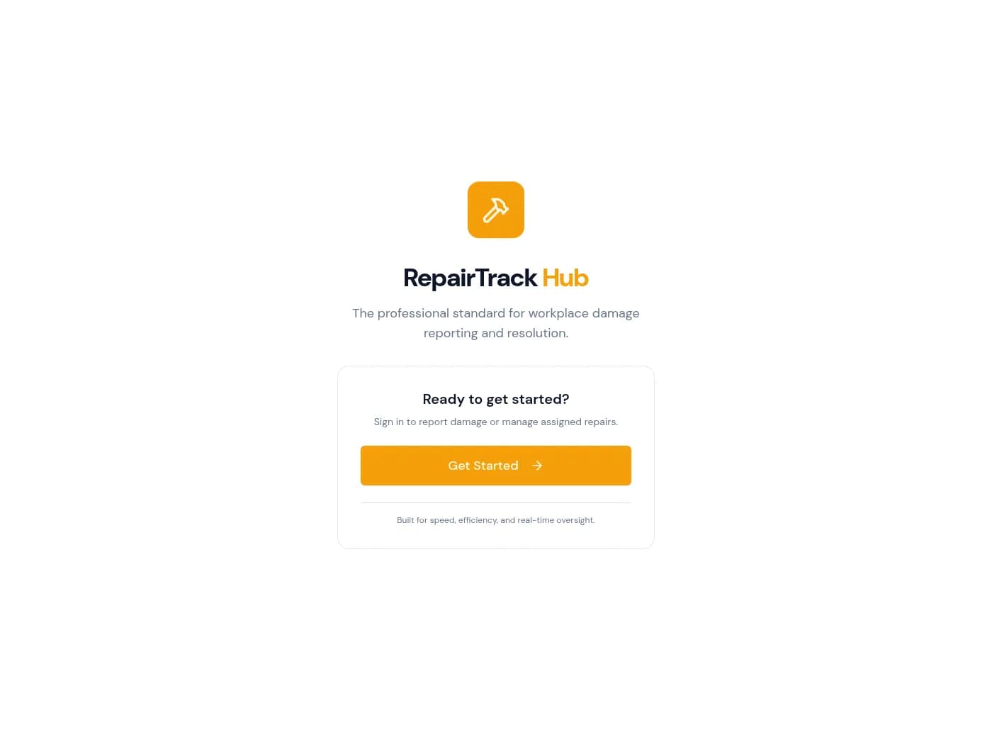 RepairTrack Hub