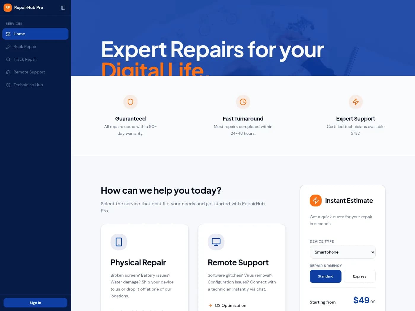 RepairHub Pro