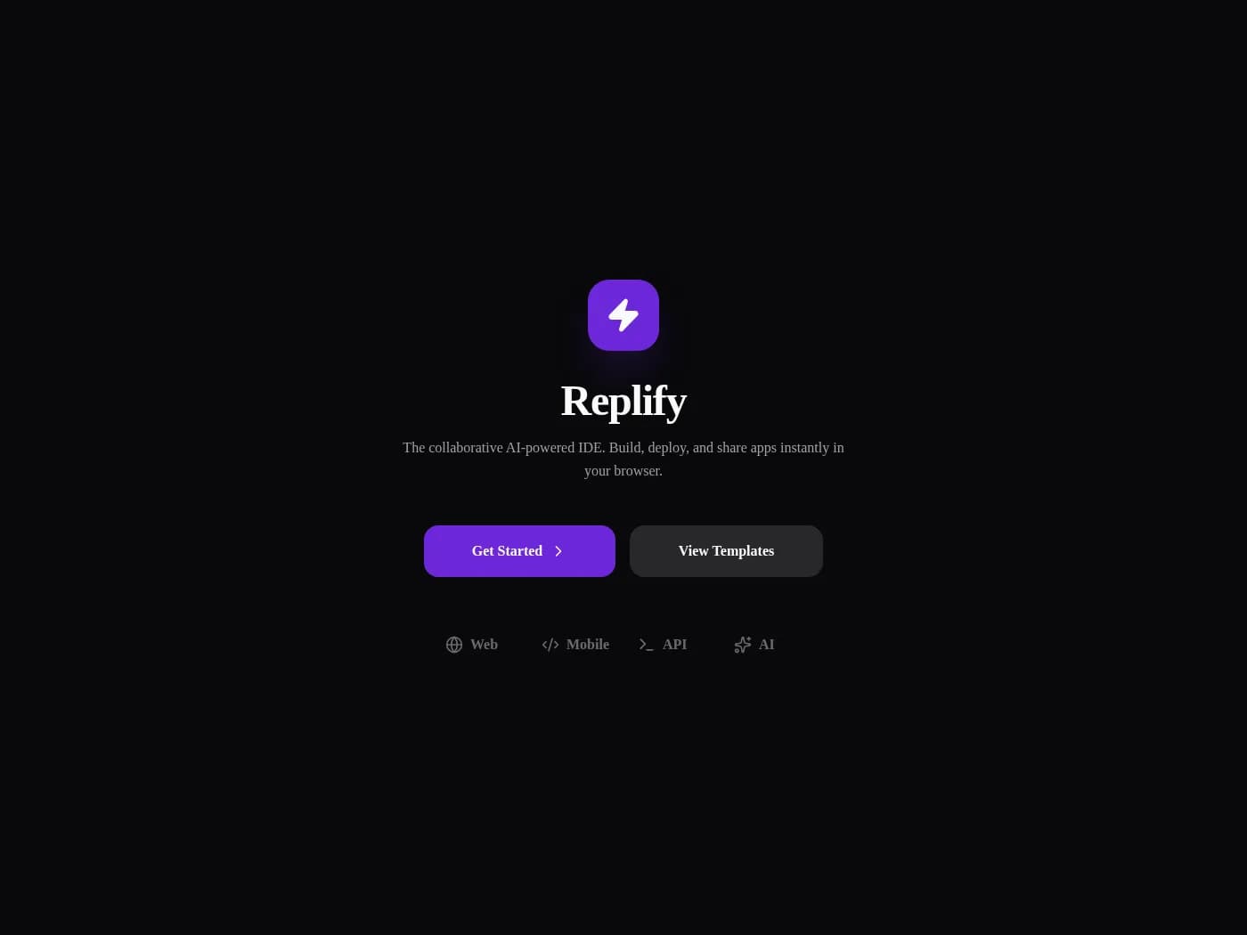 Replify Web IDE