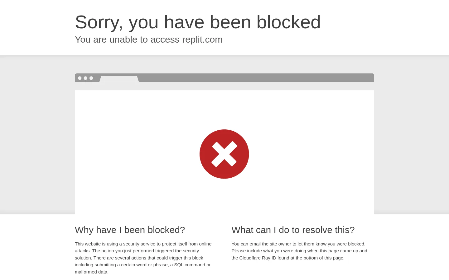 Replit landing page