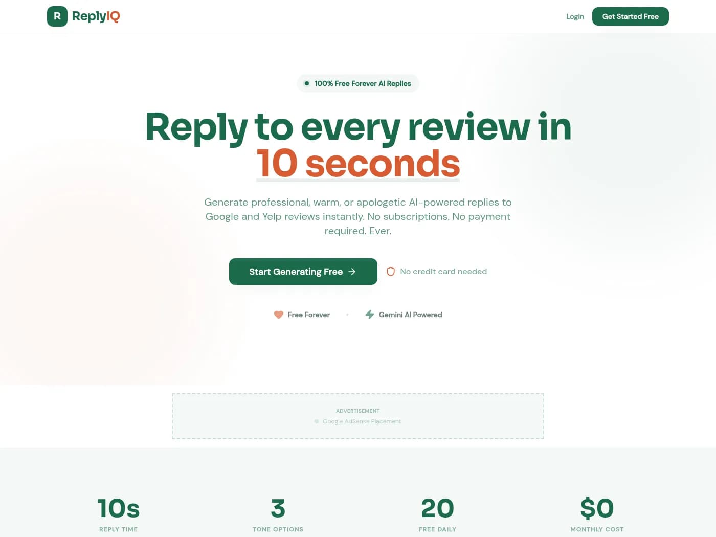 ReplyIQ Free AI Replies