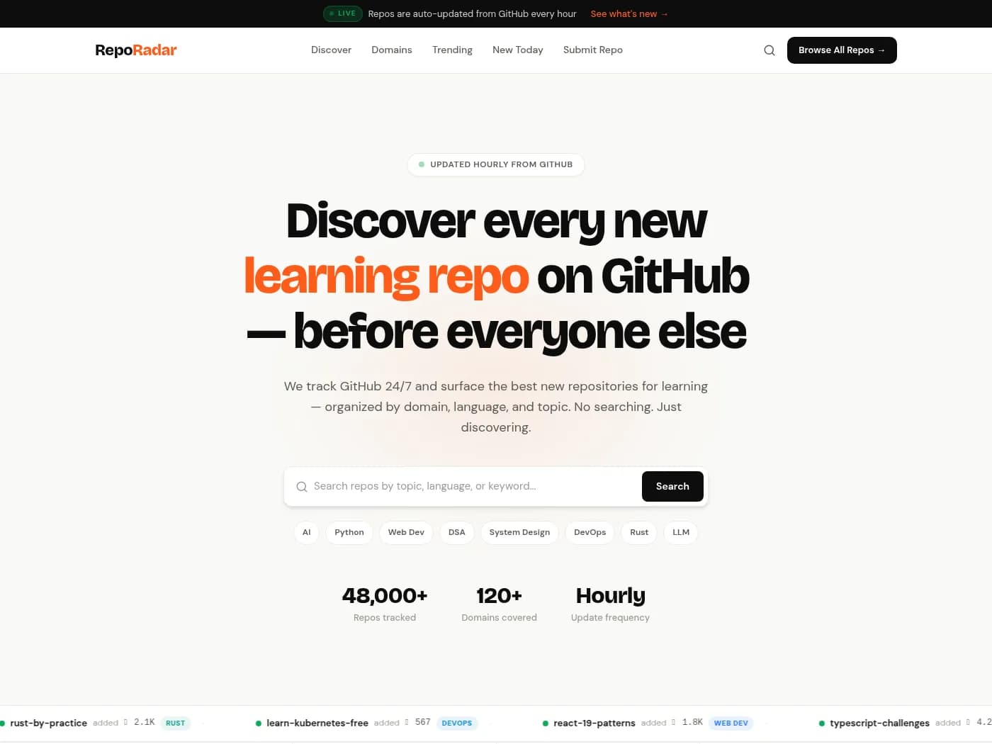 RepoRadar