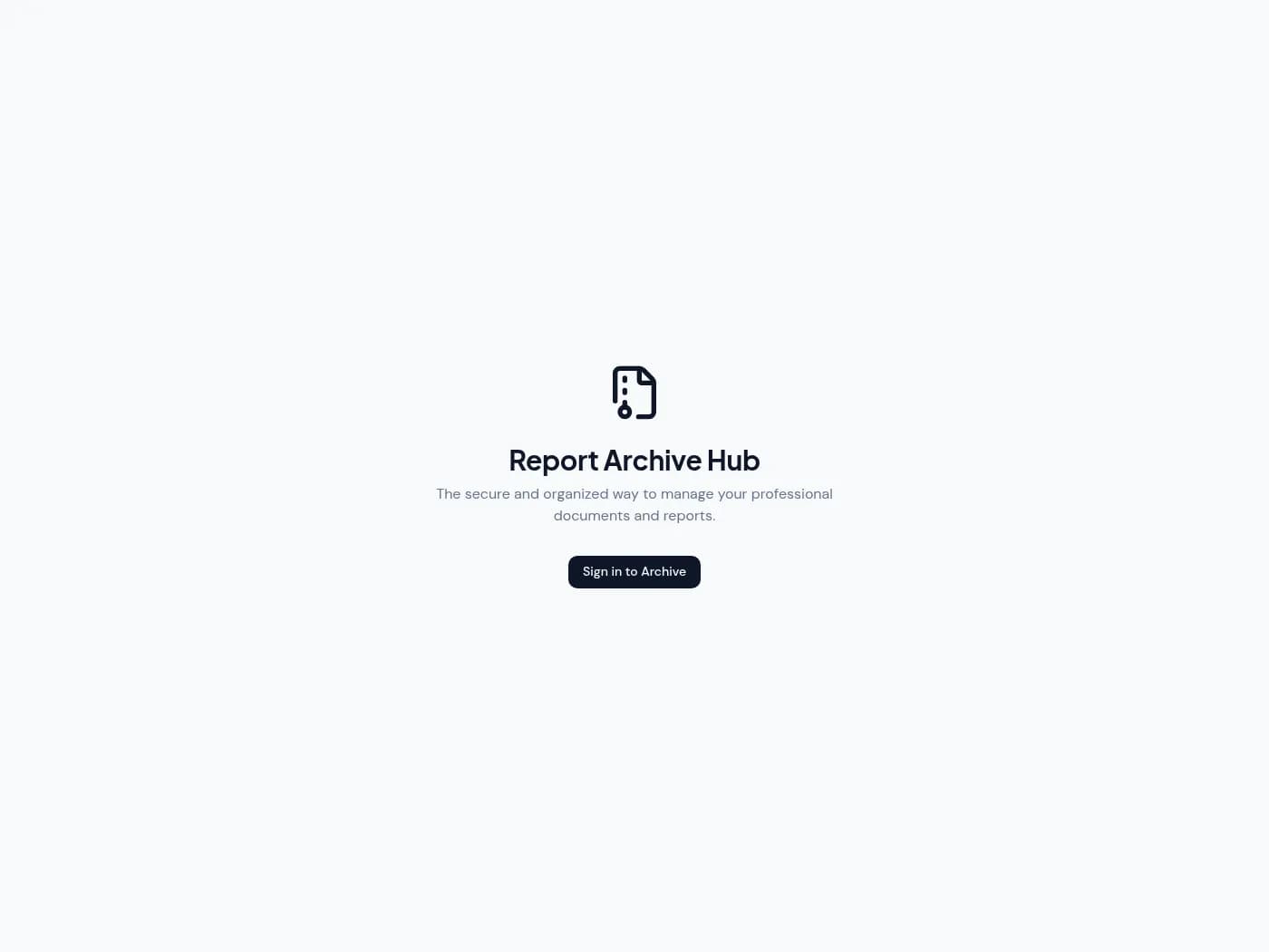 Report Archive Hub