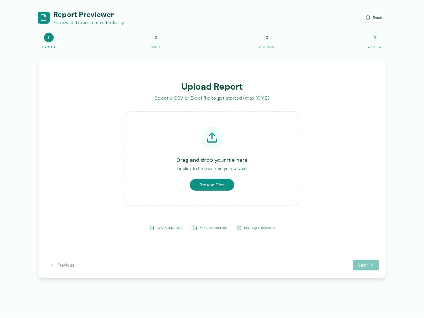 Report Previewer