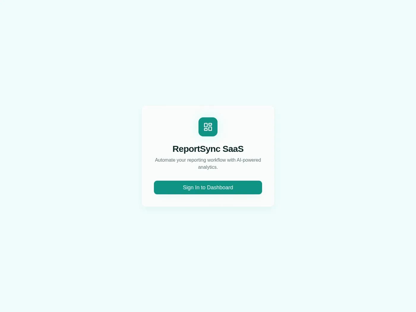 ReportSync SaaS