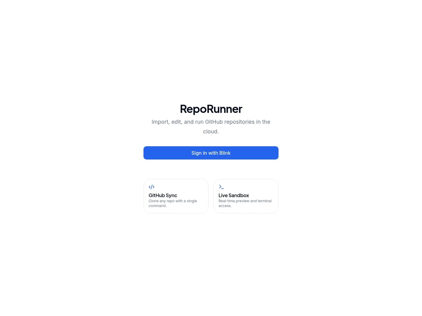 RepoRunner App