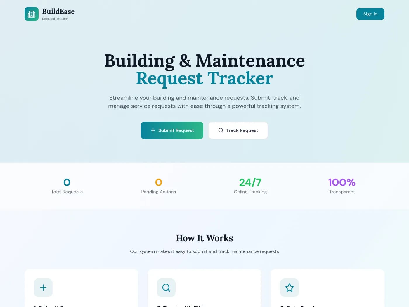BuildEase Tracker