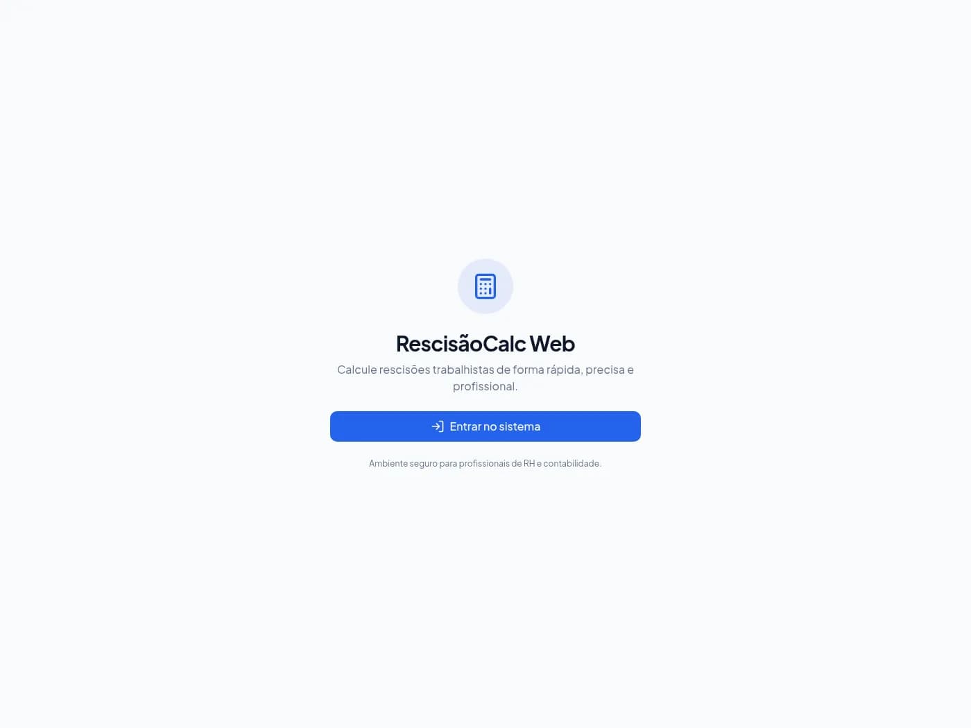 RescisãoCalc Web