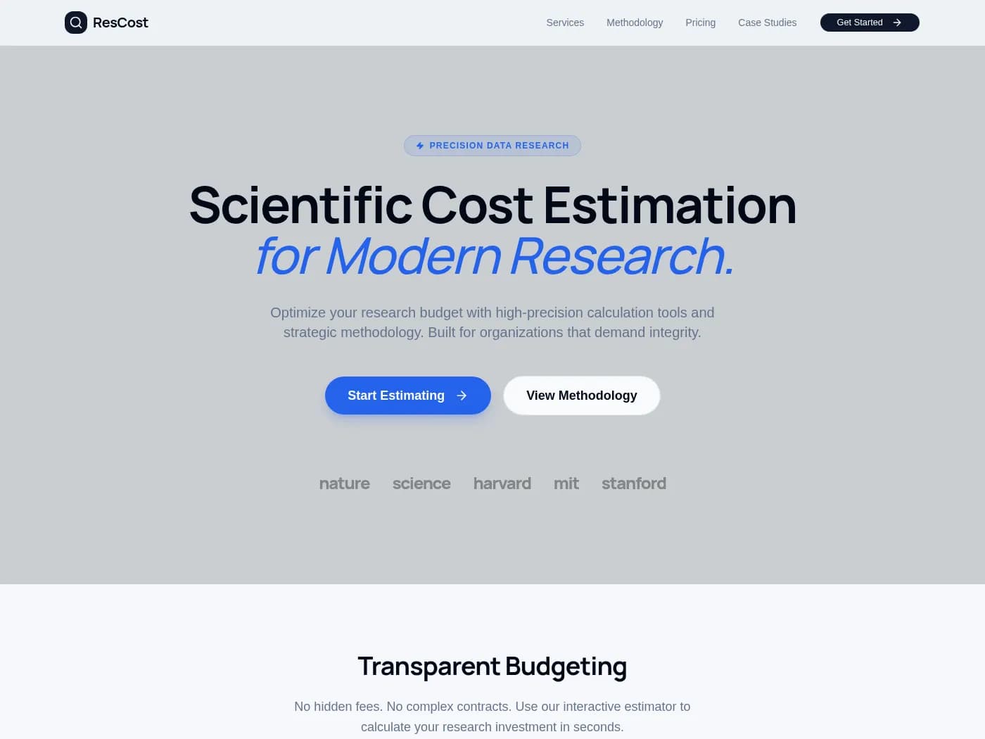 Research Cost Estimator