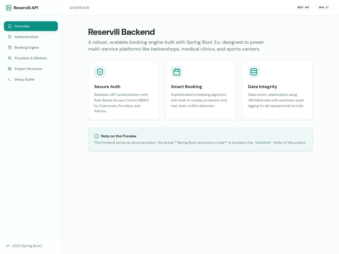 Reservili Booking Backend