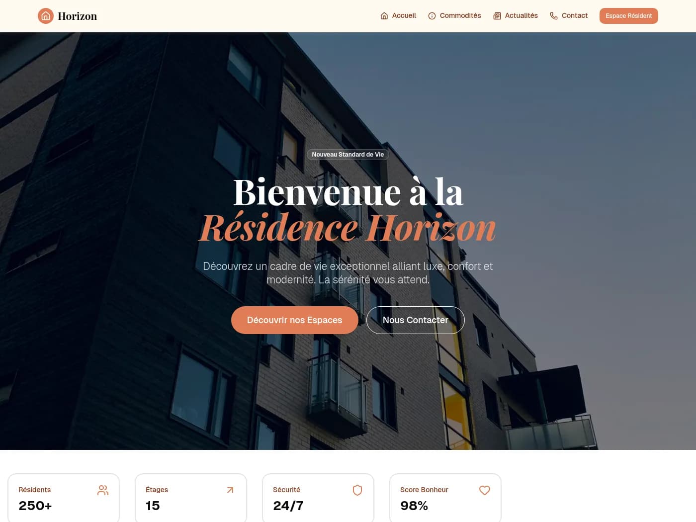 Residence Info Site