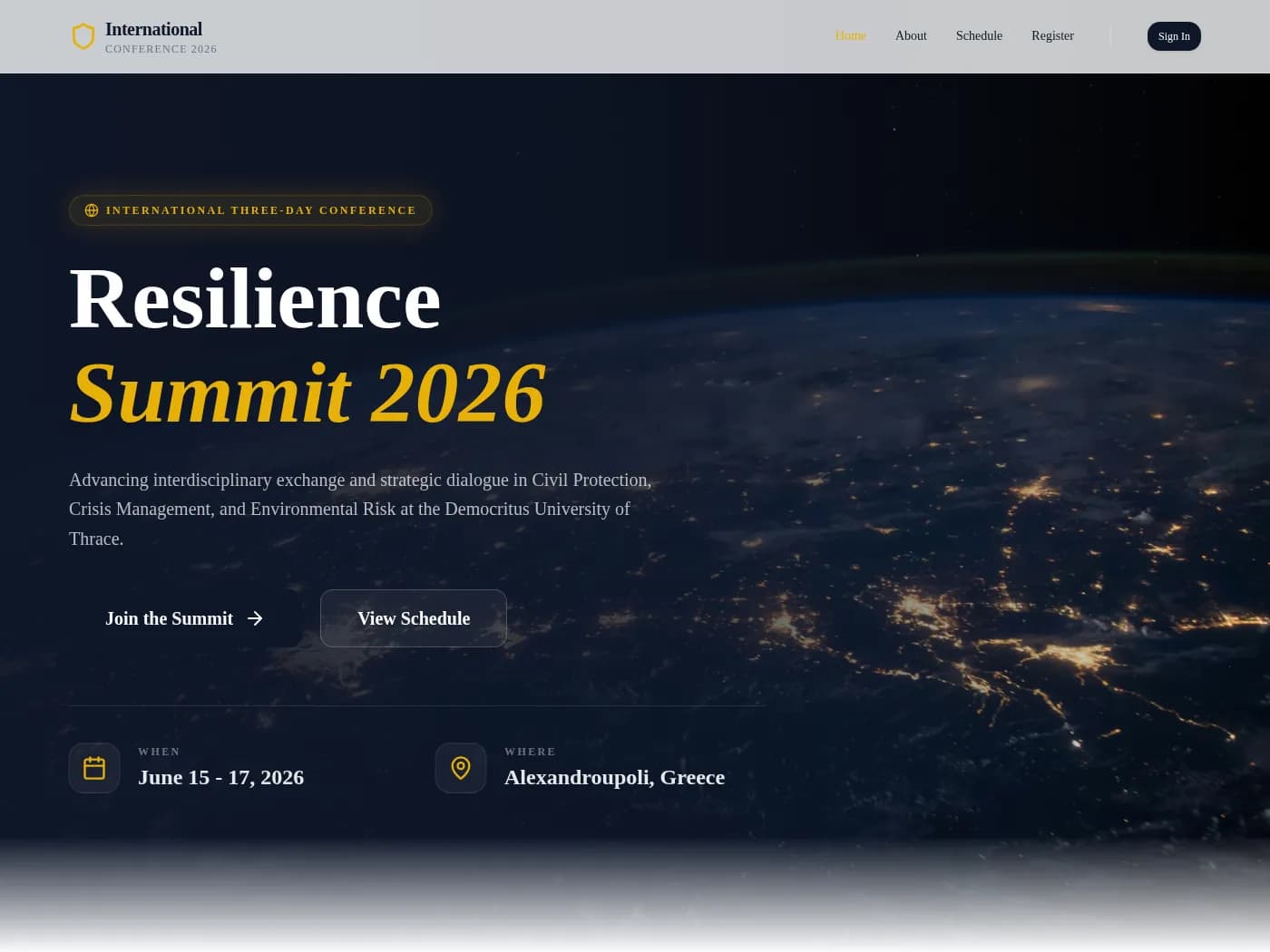 Resilience Summit Hub