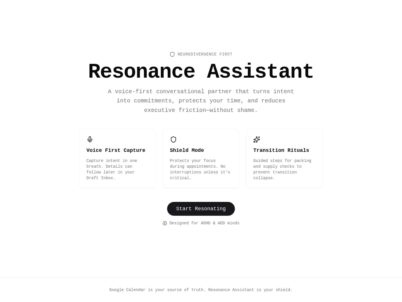 Resonance Assistant