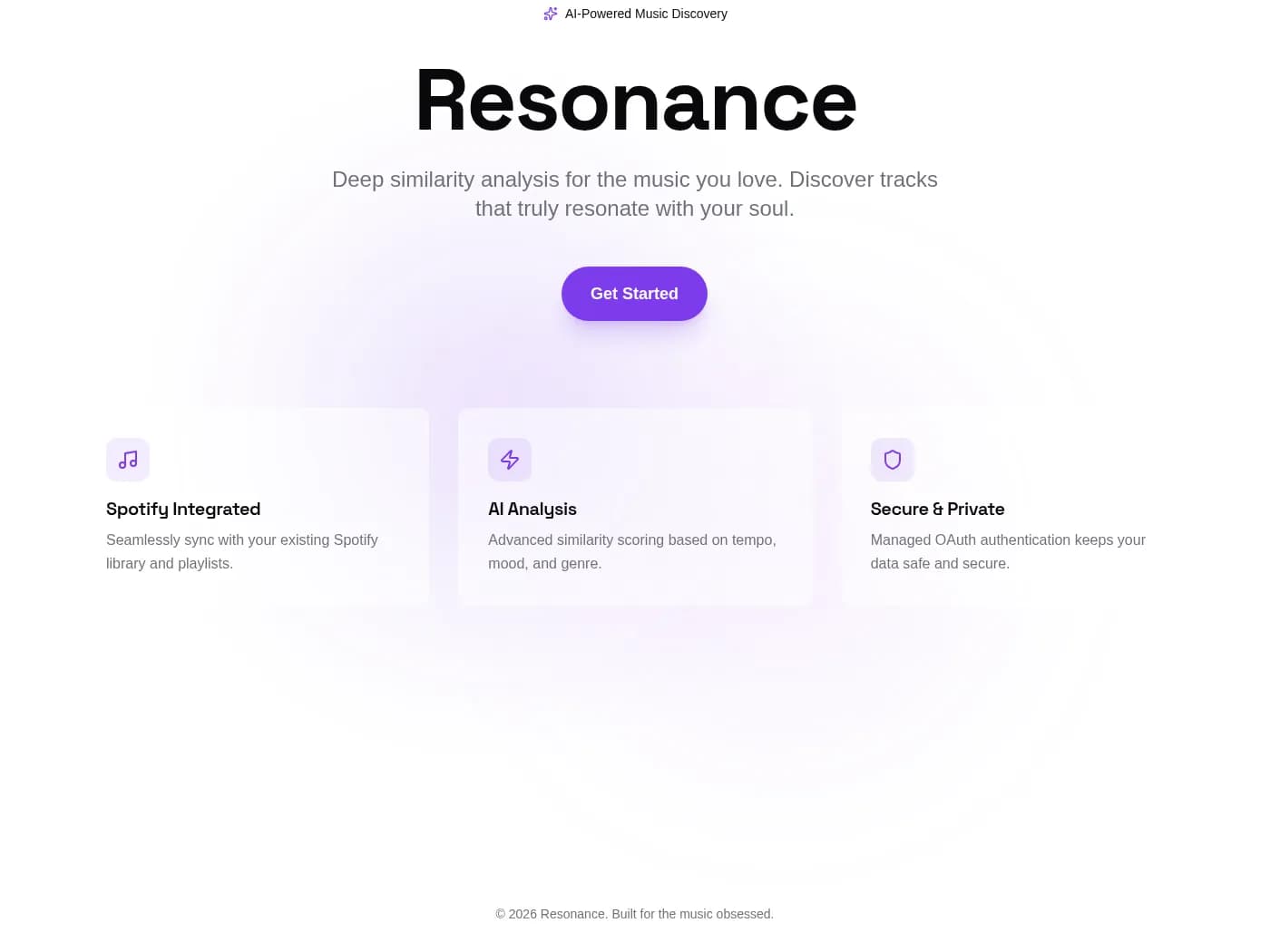 Resonance Music Discovery