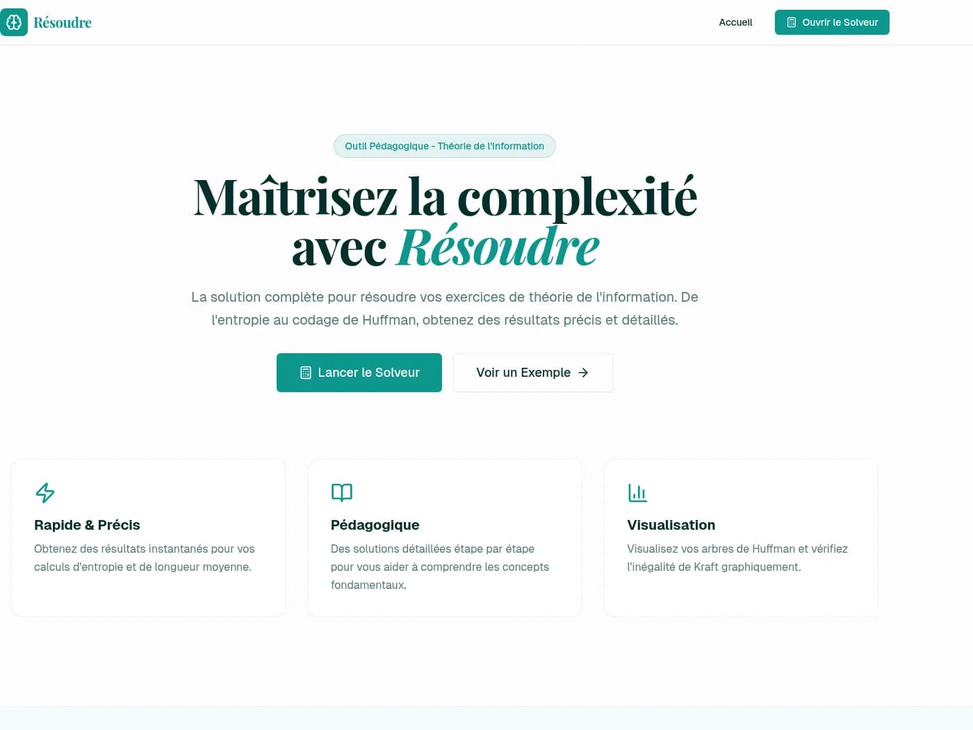 Résoudre