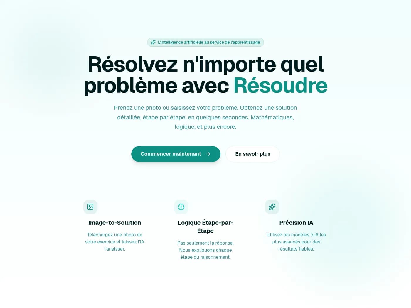 Résoudre Math Solver