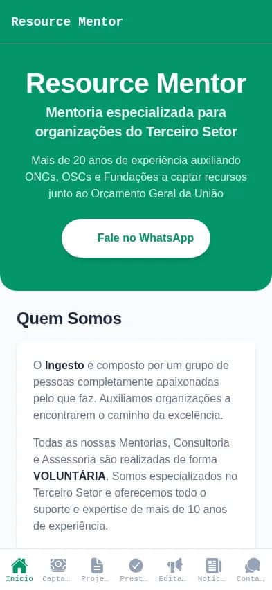 Resource Mentor App