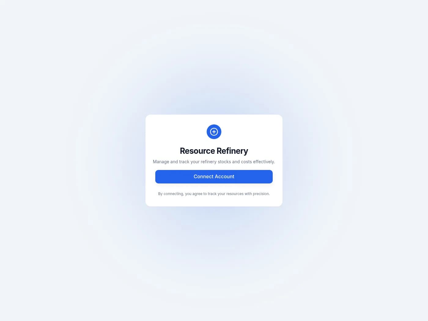 Resource Refinery Tracker