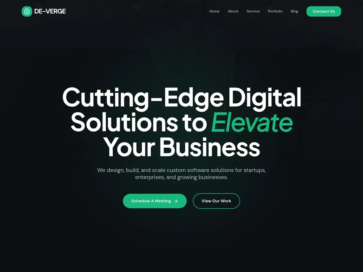 Responsive UI Section