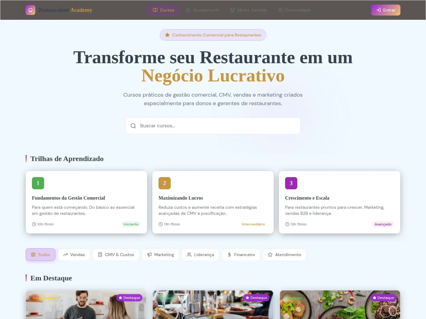 Restaurateur Academy