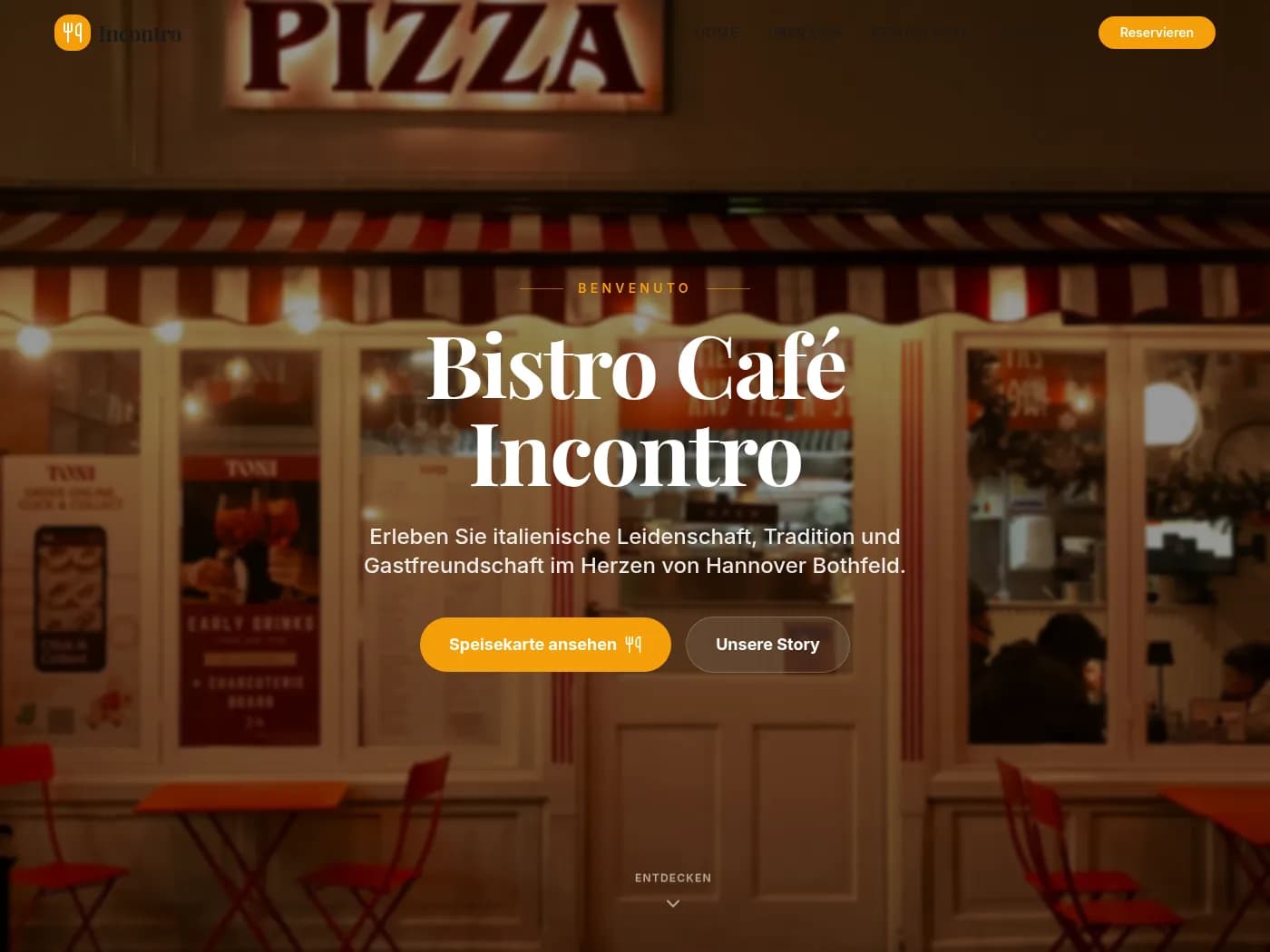 GourmetBites Homepage
