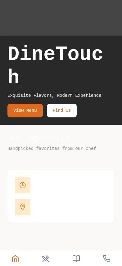 DineTouch App