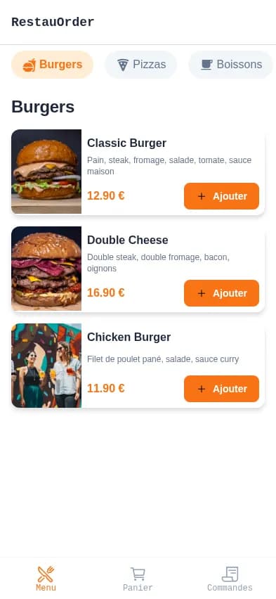 RestauOrder App