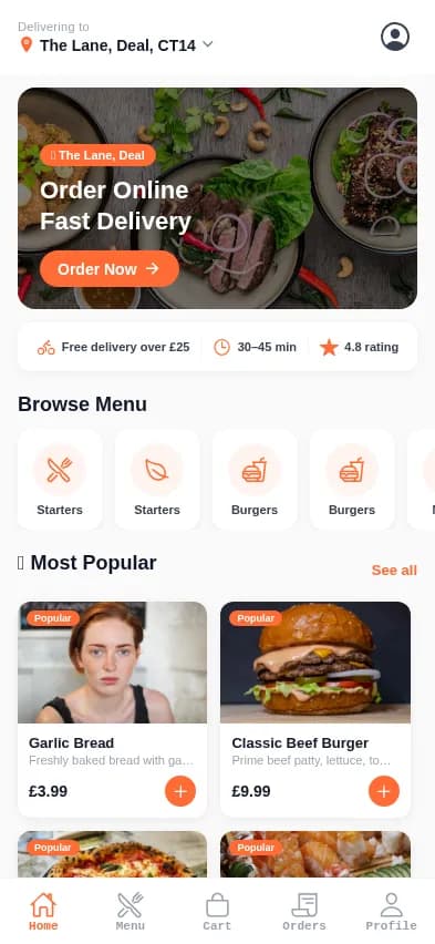 EatEasy Restaurant App