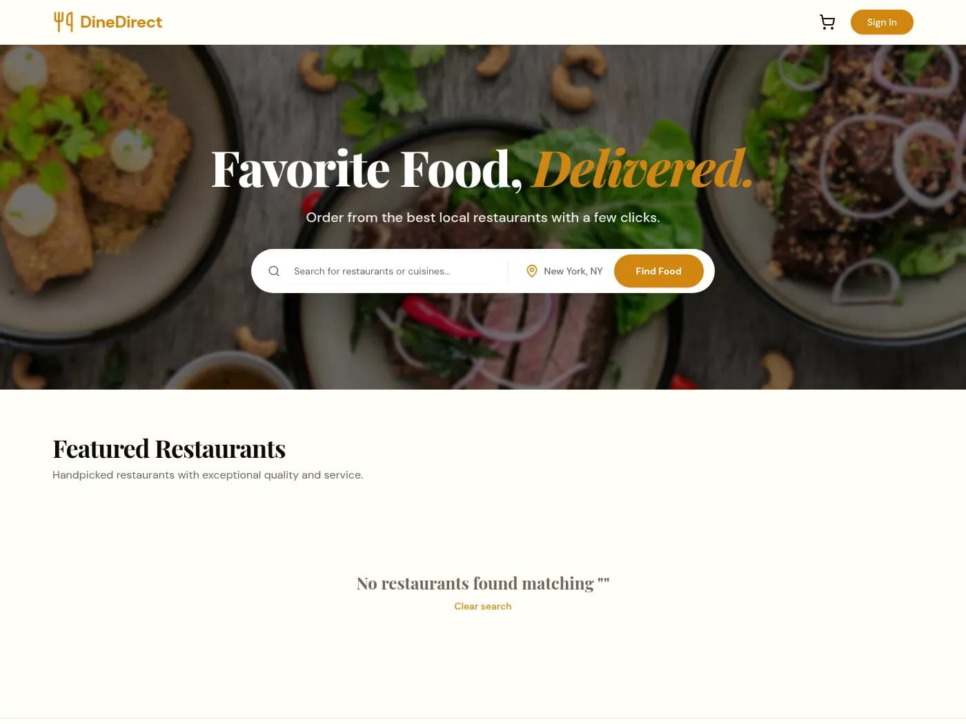 DineDirect Online Ordering