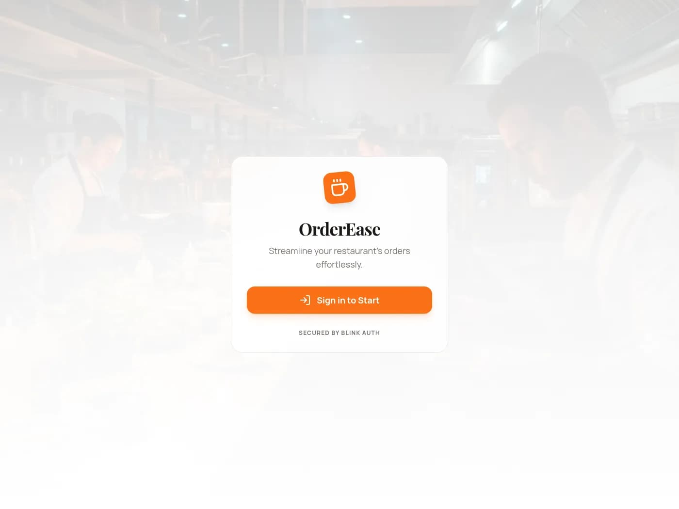 OrderEase Restaurant Manager