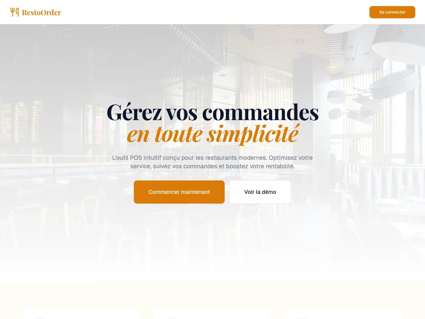 RestoOrder Manager