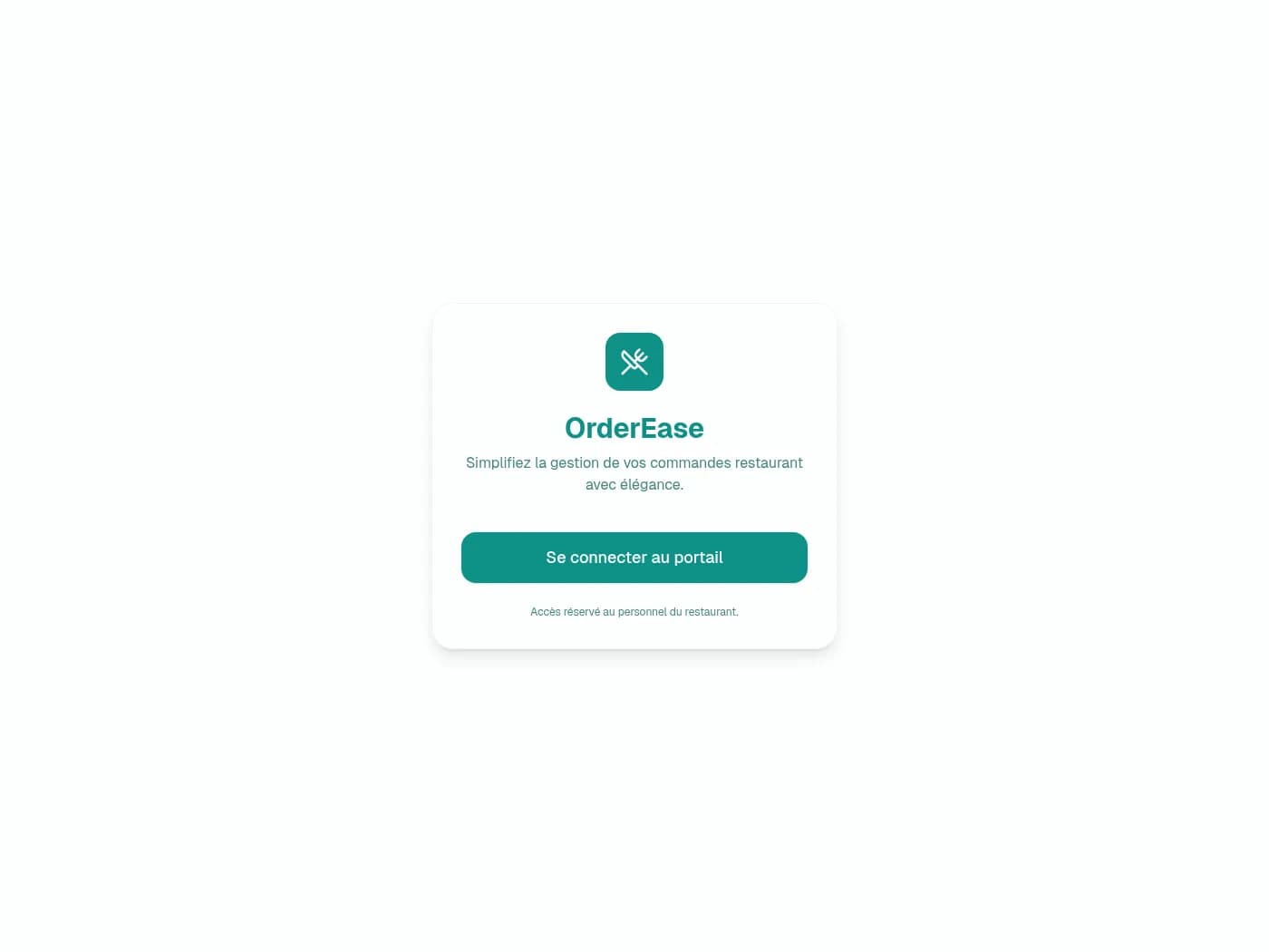 OrderEase Restaurant App