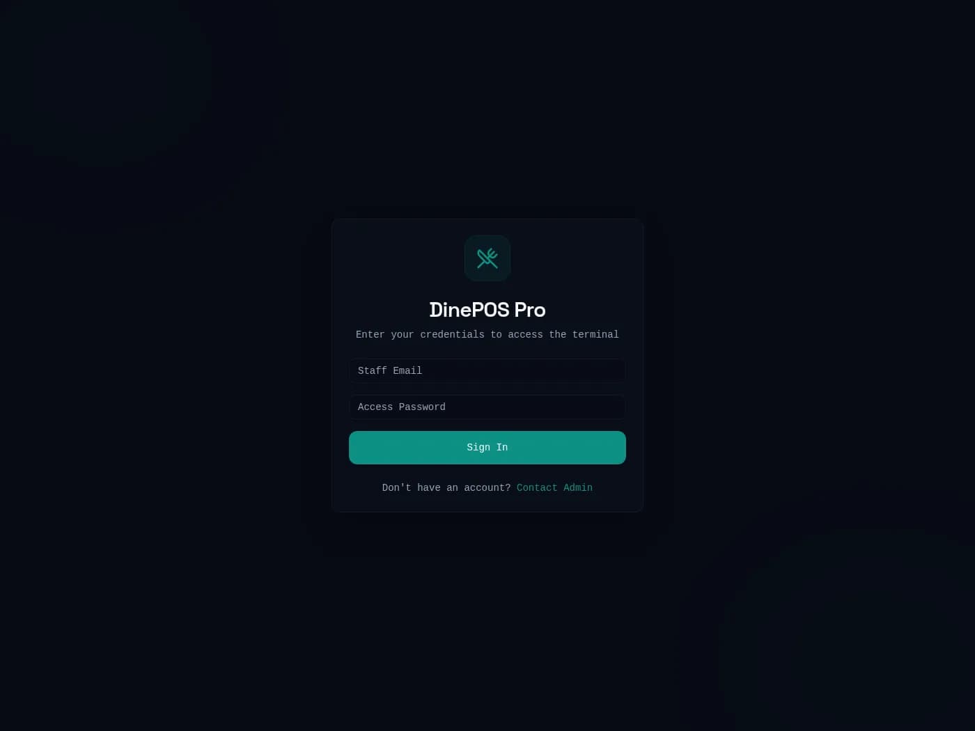 DinePOS Pro