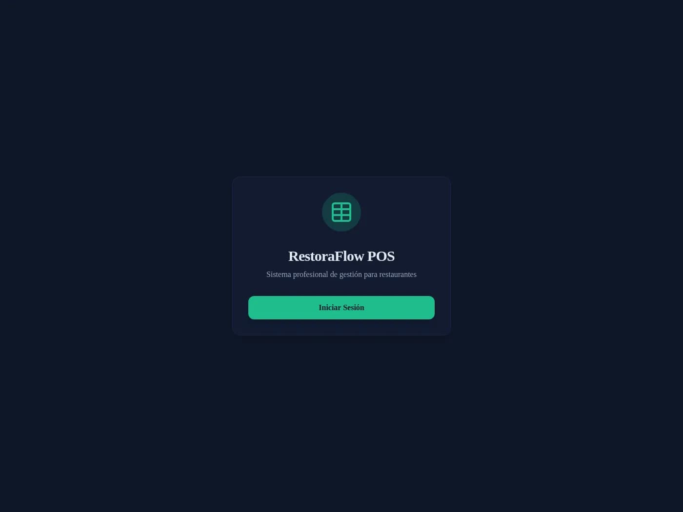 RestoraFlow POS Suite