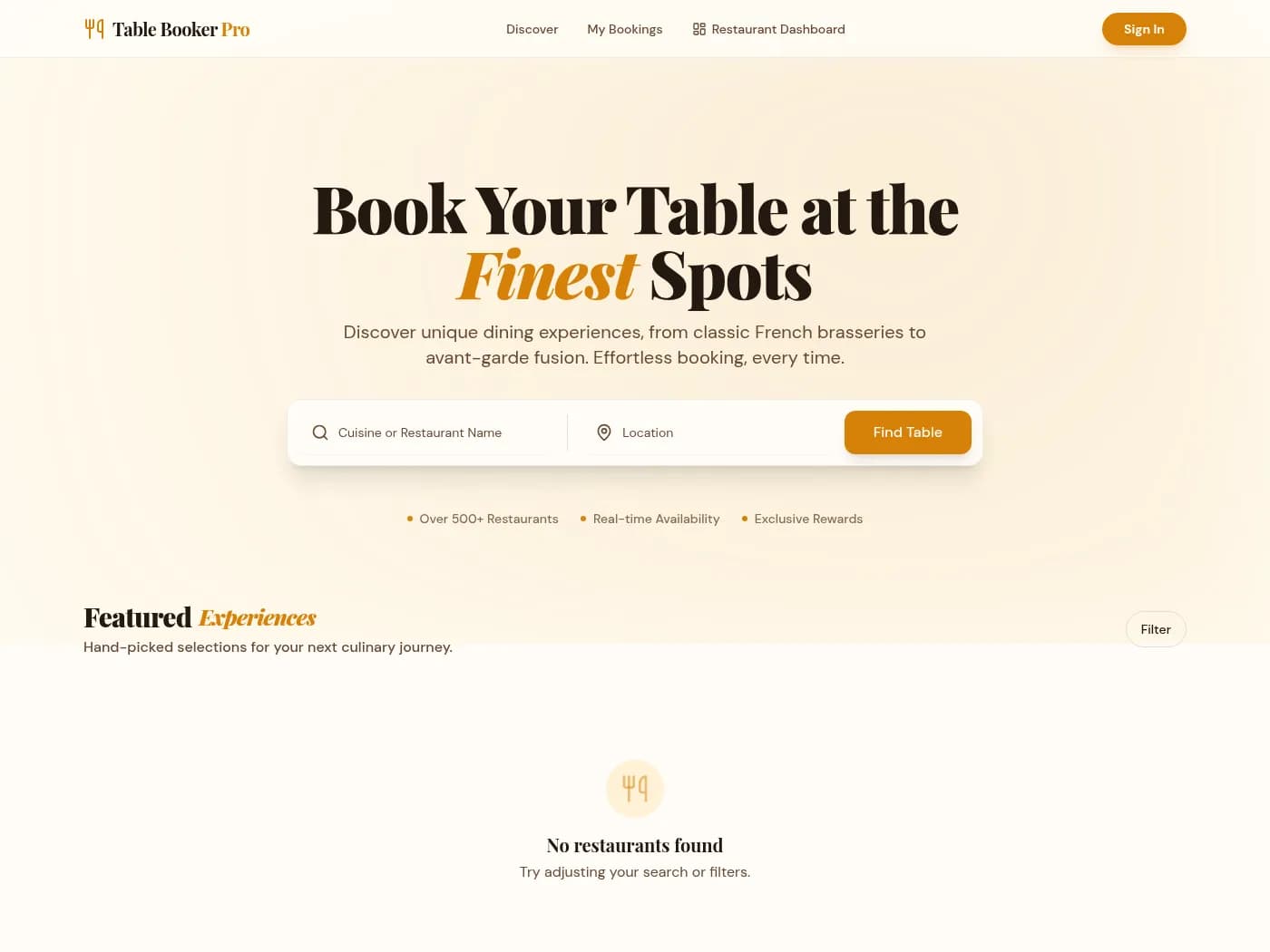 Table Booker Pro
