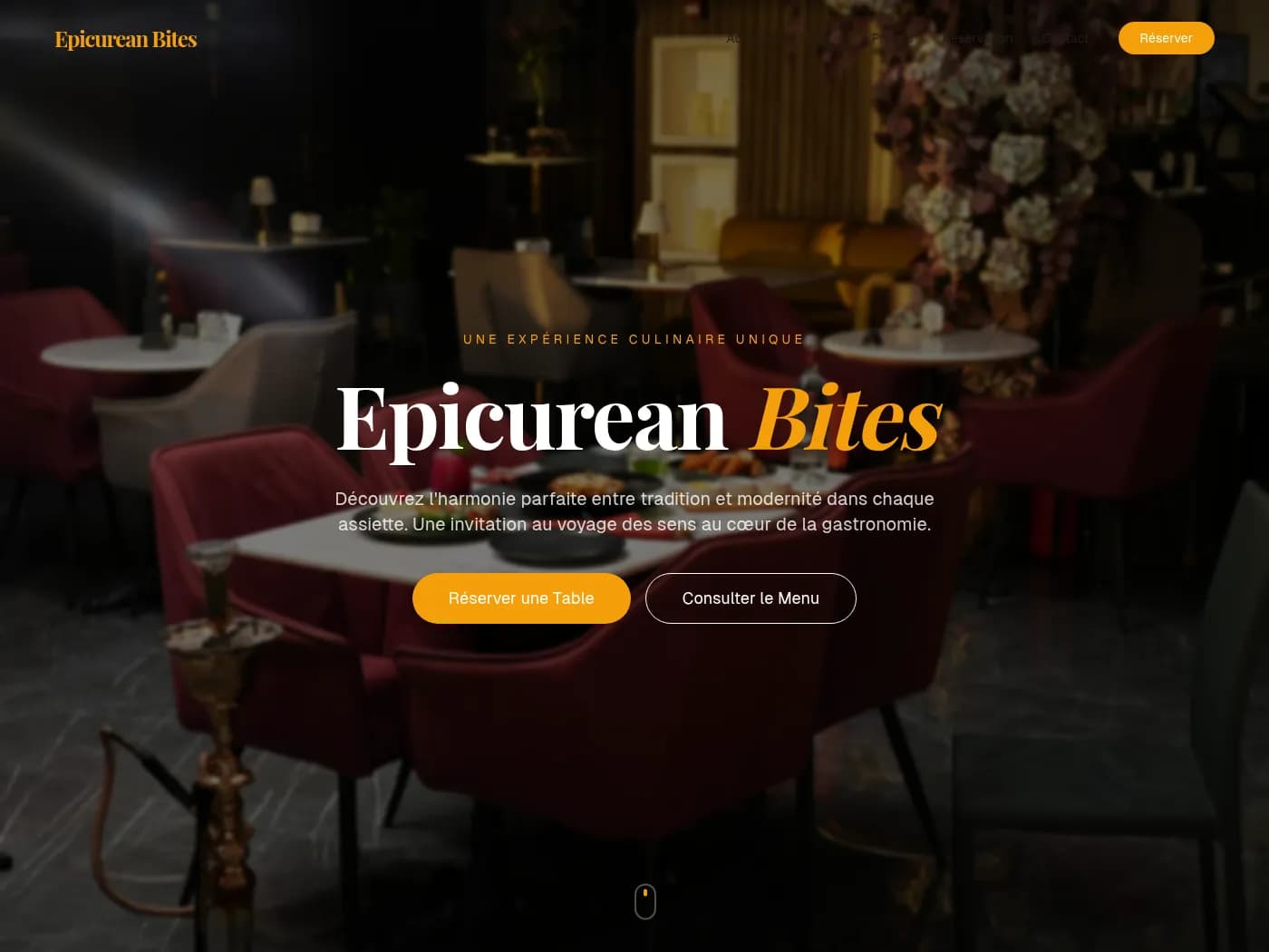 Epicurean Bites Website