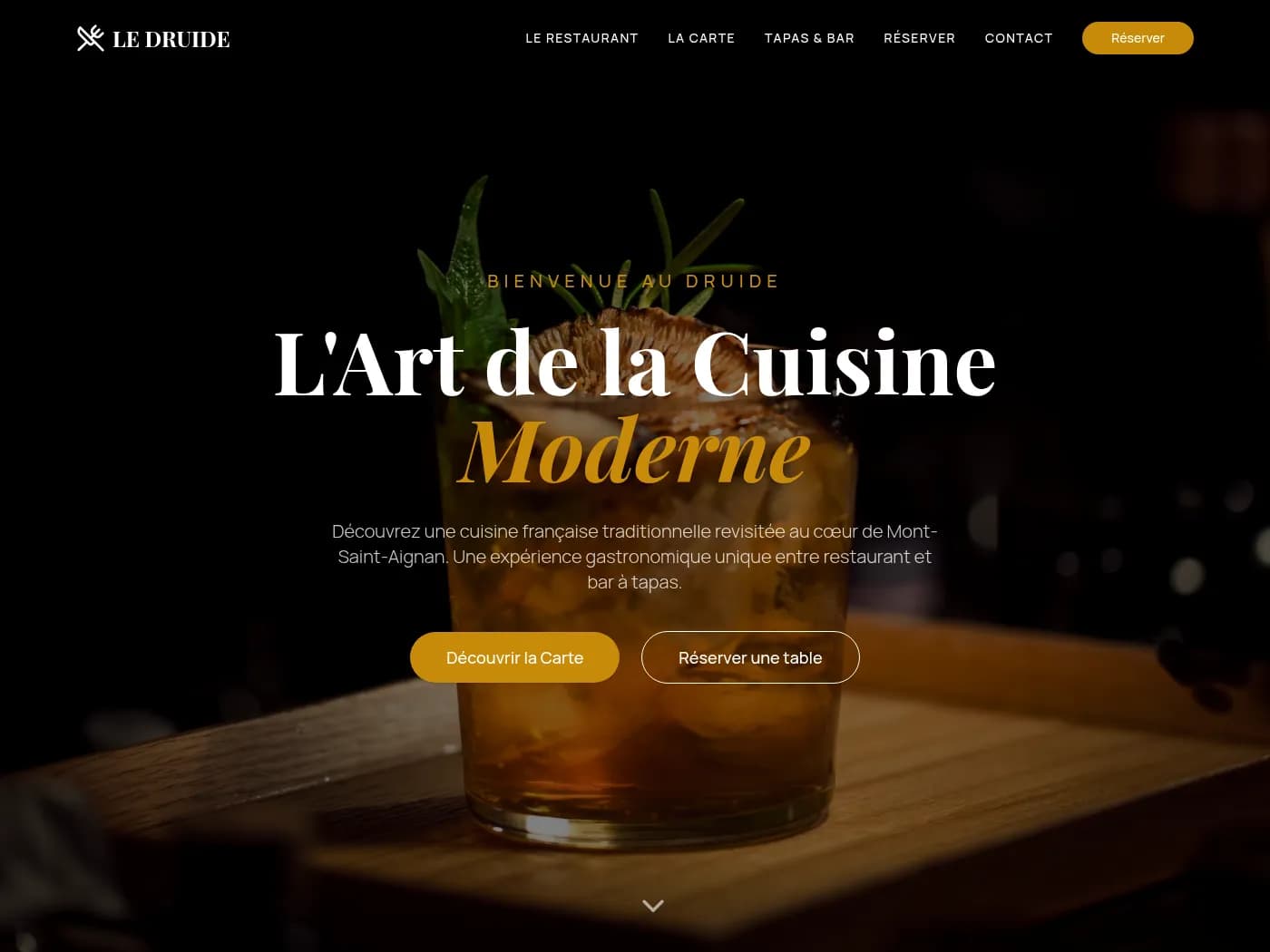 Gourmet Spot Website
