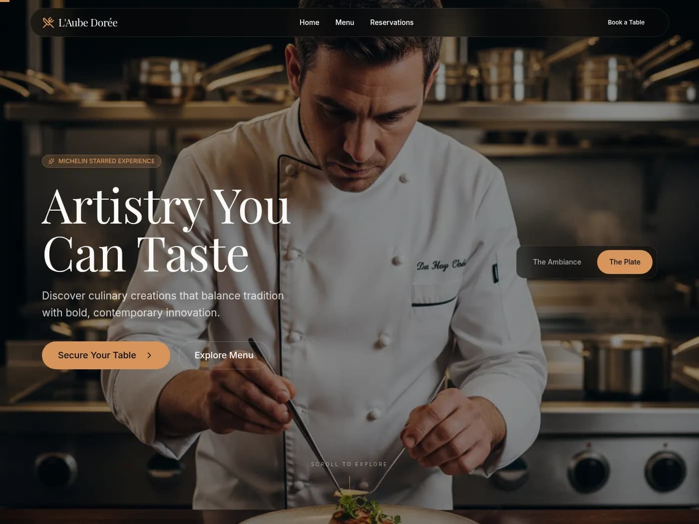 BistroWeb Gourmet Site
